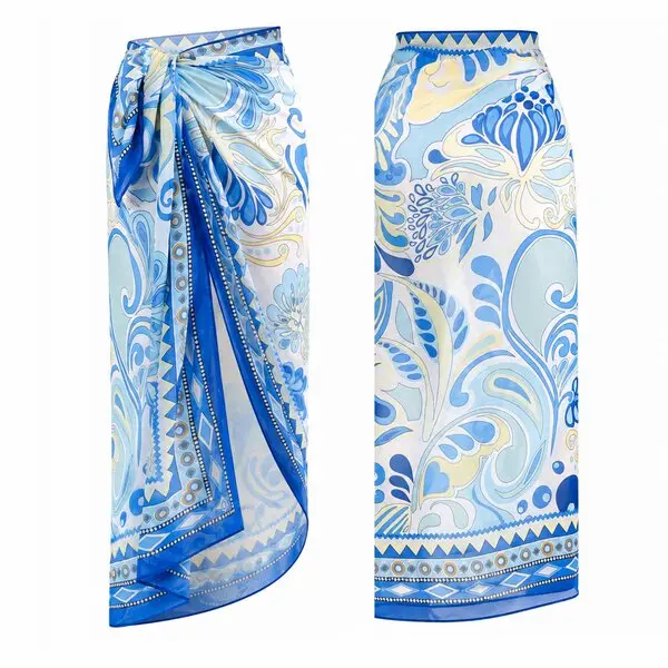 Loveist Store Trya Sarong Pareo - Blue