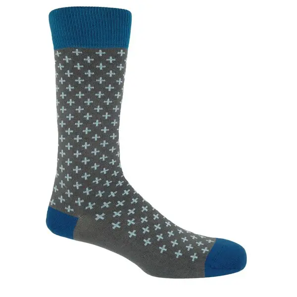 PEPER HAROW - MADE IN ENGLAND Crosslet ’s Socks - Grey