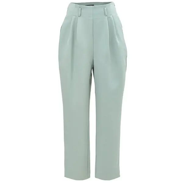 SMART AND JOY Belted Carrot Pants Neutrals - Orange