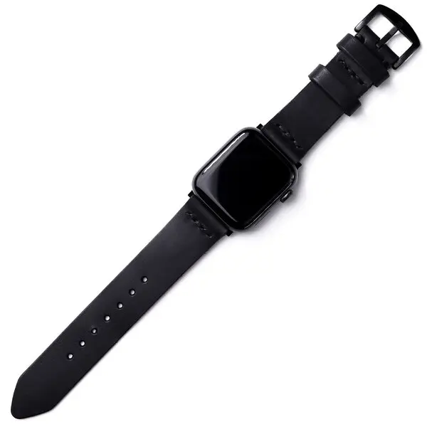 ROARCRAFT Apple Watch Leather Band - Black