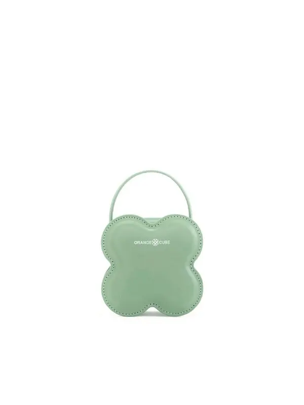 ORANGE CUBE Small Lucky Clover Handbag Celadon - Green