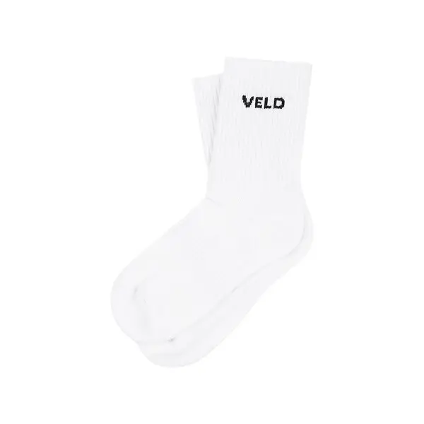 VELD Laurel Uniform Knitted Sock - White