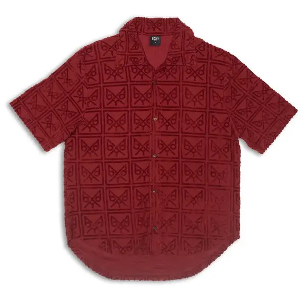 BDXY STUDIO The Cut Shirt Burgundy - Red