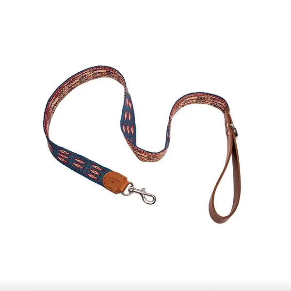 ALECOO Ethno Dog Leash Amal Ocean - Blue