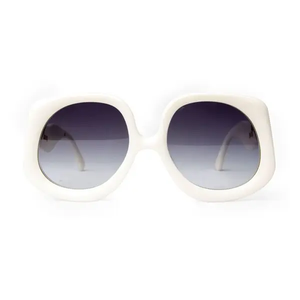 LOOP AND EGG Sunglasses L A G One - White