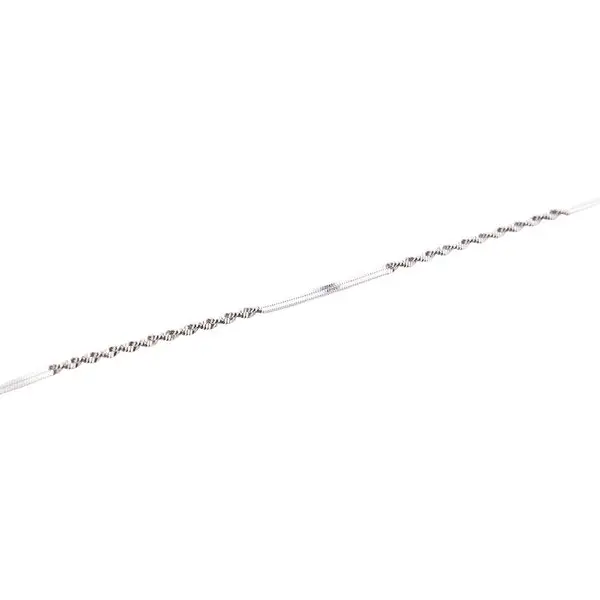 SPERO LONDON Semi Singapore Sterling Bracelet - Silver