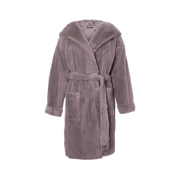 PRETTY YOU Neutrals / Cloud Robe In Mink - Grey