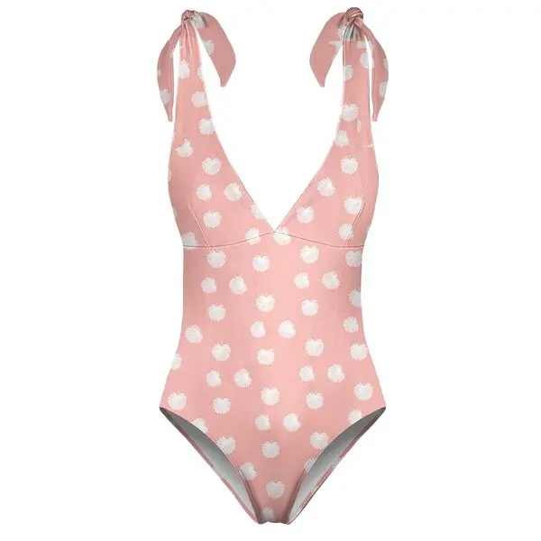 ALOHA FROM DEER Delicate Flower One Piece Swimsuit - Pink