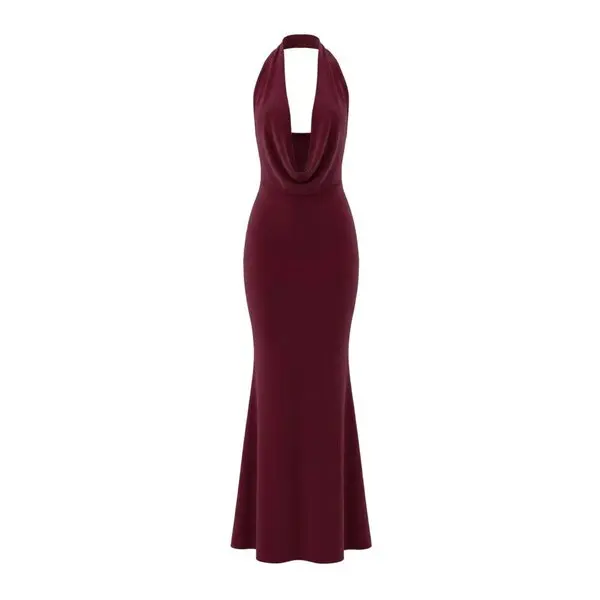 ALOMA STUDIO Frisson Maxi Dress Wine - Red