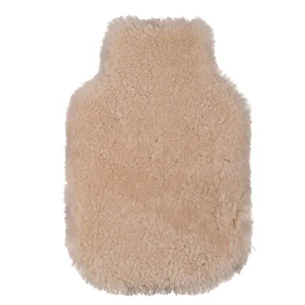OWEN BARRY Neutrals Hot Water Bottle Cover Moonlight Cream 2l - White