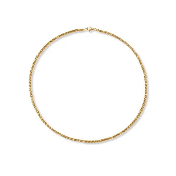 A WEATHERED PENNY Delicate Weave Necklace - Gold