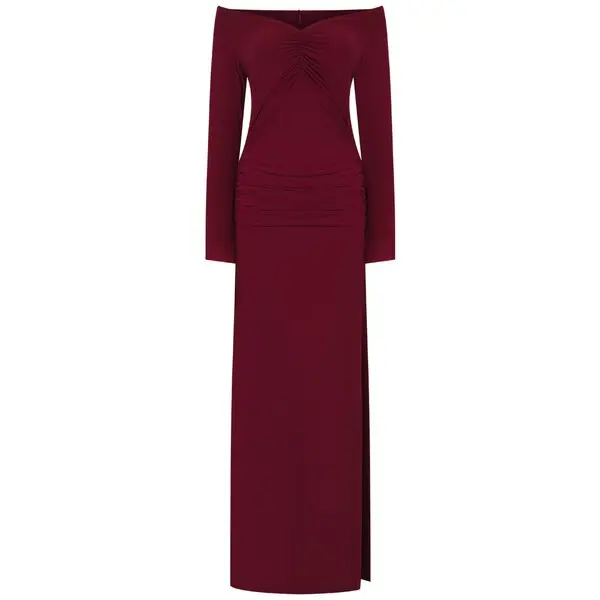 CELESTINE & MAE Maldau Maxi Dress - Red