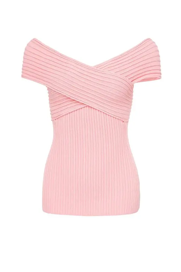 ANDREEVA Lily Light Knit Top - Pink