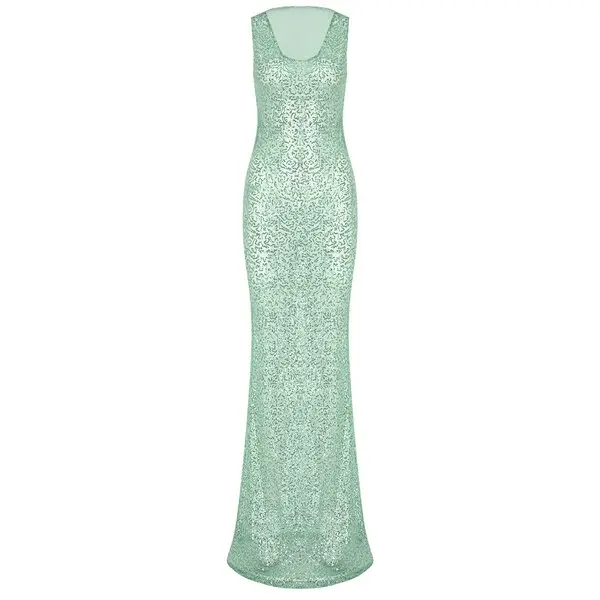 HERFETCH Maxi Ivy Dress-mint
