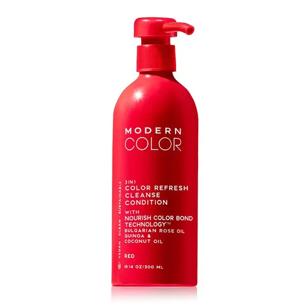 MODERN COLOR 3-in-1hair Color Refresh + Cleanse + Condition - Red