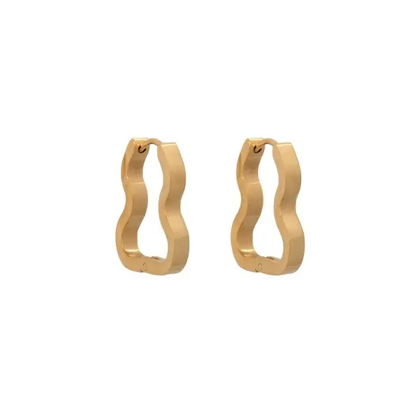 A WEATHERED PENNY Gold Arya Hoops - Yellow