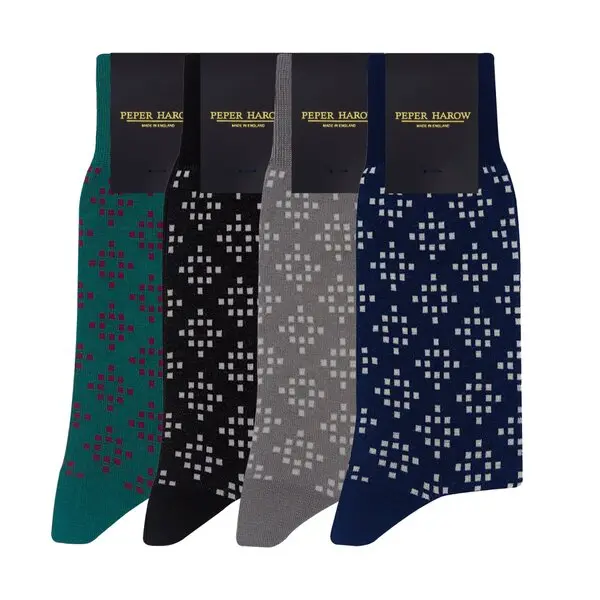PEPER HAROW - MADE IN ENGLAND Soho Socks Bundle - Blue