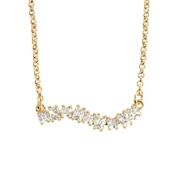 UCHI & SOTO Nami Stone Wave Necklace - Gold