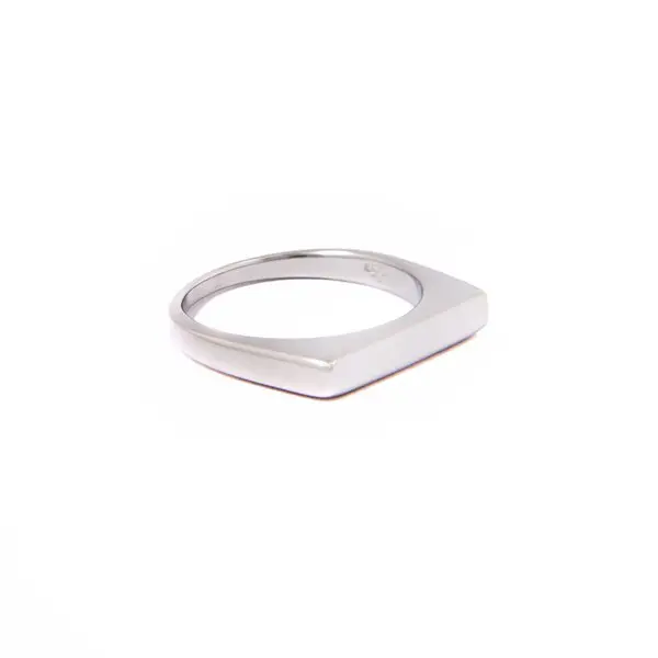 BELINDA JEWELZ Zuri Bar Ring - Silver