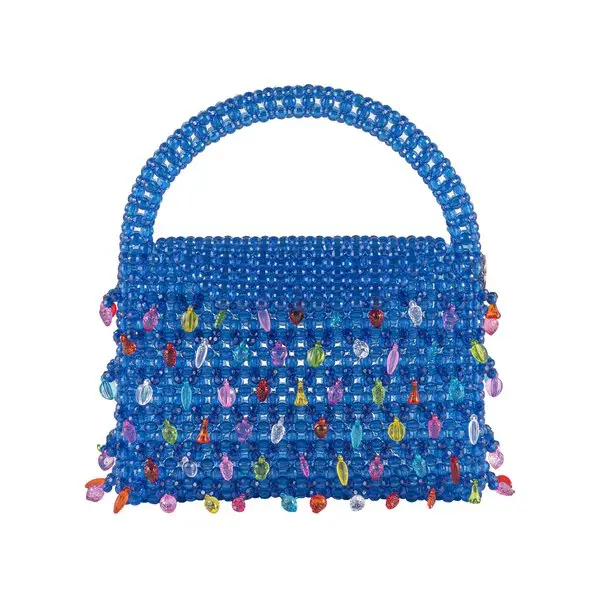 TILLIE BEADS Berry Bliss Charm Bead Bag