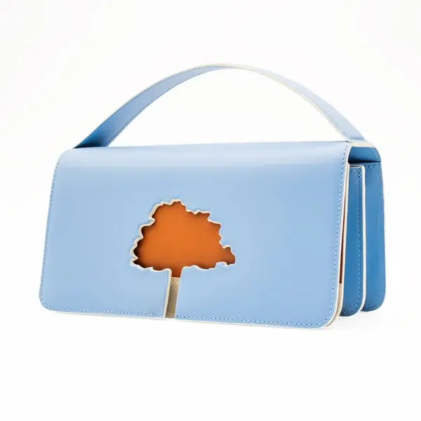ABSURDE Speed Limit Leather Bag - Blue