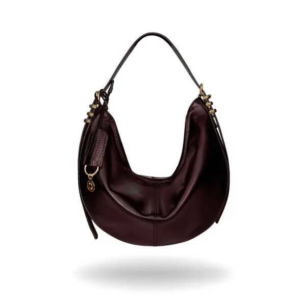 INDIGOLUSH Midi Hobo Oracle Hiss Black Cherry Smooth - Red