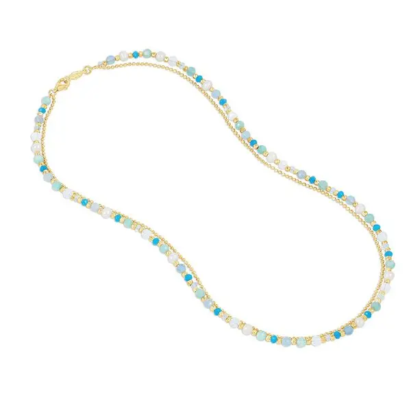 DOWER & HALL Serenity Orissa Necklace - Gold