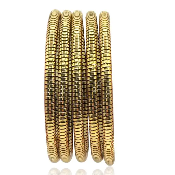 MICHAEL NASH JEWELRY Ginevra Multi Layer Plated Stainless Steel Braceletmulti Layer Plated Stainless Steel Bracelet - Gold