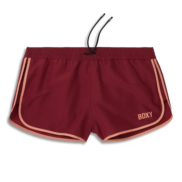 BDXY STUDIO The Cameo Shorts Burgundy - Red