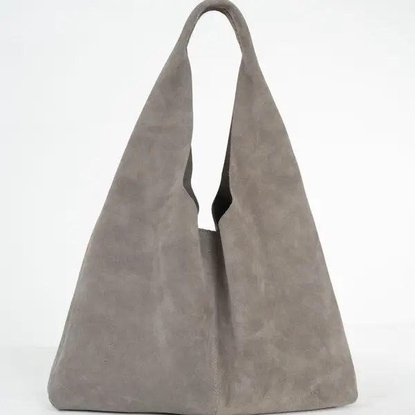 HAMEL ATELIER Richmond Suede Tote Bag - Grey