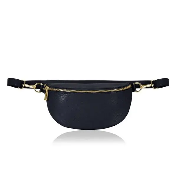 BETSY & FLOSS Zadar Crossbody And Waist Bag In Navy - Blue