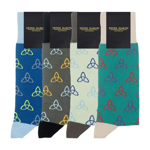 PEPER HAROW - MADE IN ENGLAND S Socks Bundle – Tri - Blue