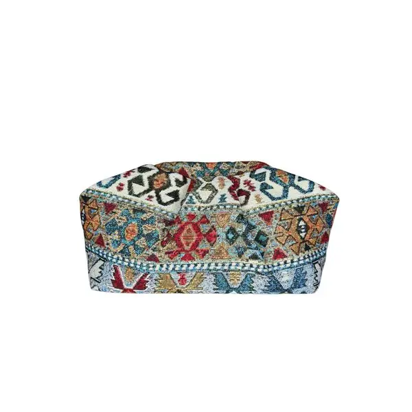 RUJ HERITAGE Puffy Bag Jacquard - Blue