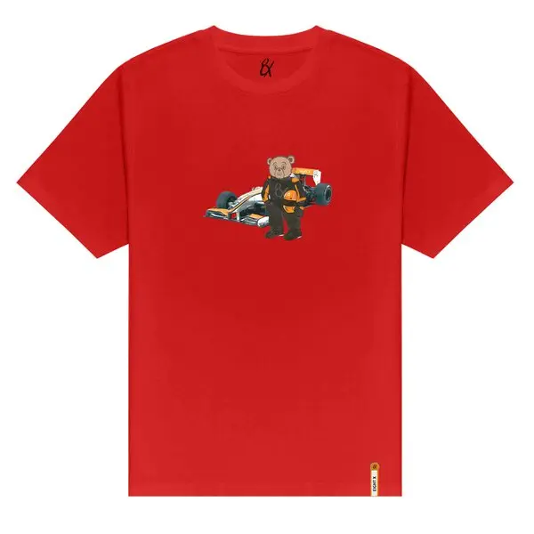 EIGHT X Bear Turismo Graphic T-shirt - Red