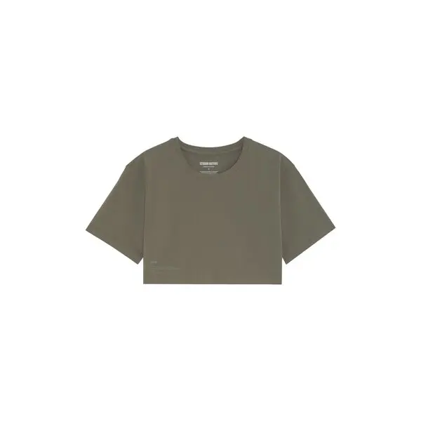 STORM Easy Crop Top Olive - Green