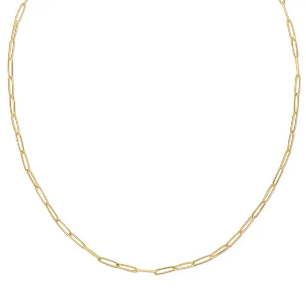 Maya Brenner Designs Elet Long Link Chain 20 - Gold