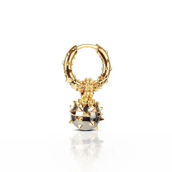 KASUN LONDON Orb Hoops - Gold