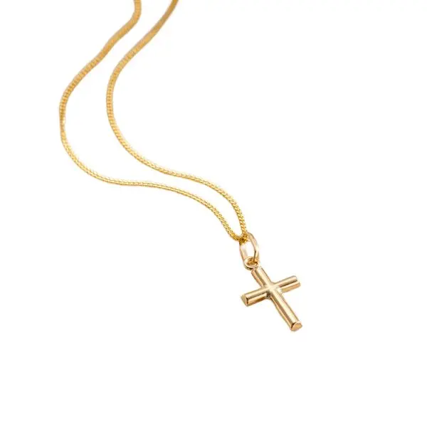 POSH TOTTY DESIGNS Cross Necklace - Gold