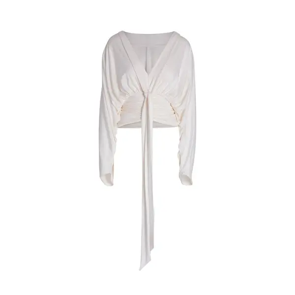 CONCEPTO Lila Fluid Top - White