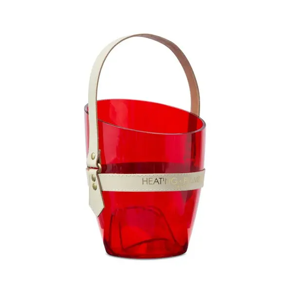 HEATING & PLUMBING LONDON Happy Go Sparkly Champagne Bucket & Cream - Red