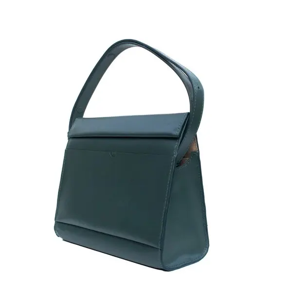 GODI. The Christy Handmade Adjustable Mini Shoulder Bag Dark - Green