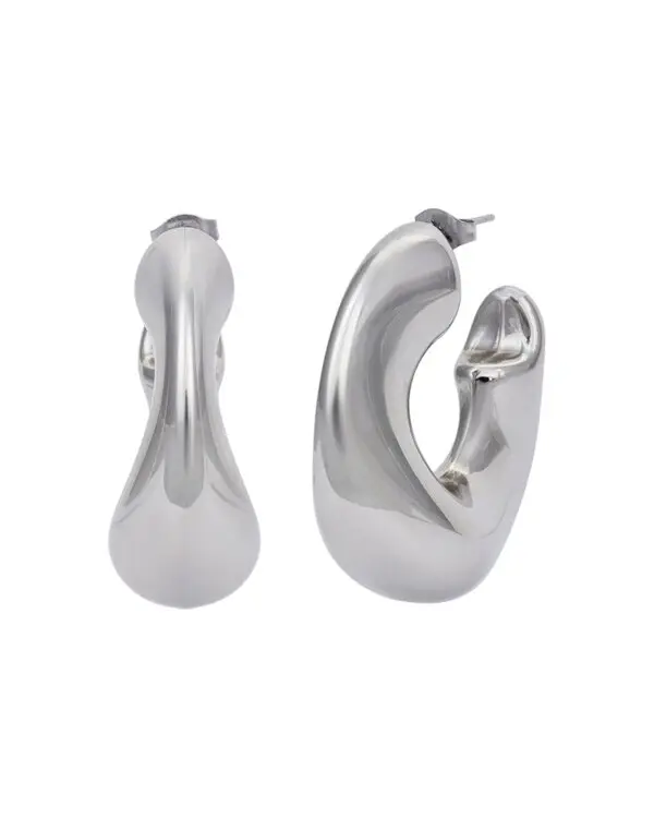 KYBELE STUDIO Liquid Hoops - Silver