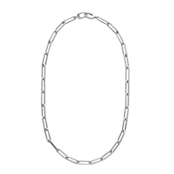 ONI Maxi Clip Necklace - Silver