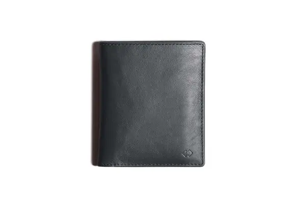 HARBER LONDON Leather Bifold Wallet With Rfid Protection - Grey