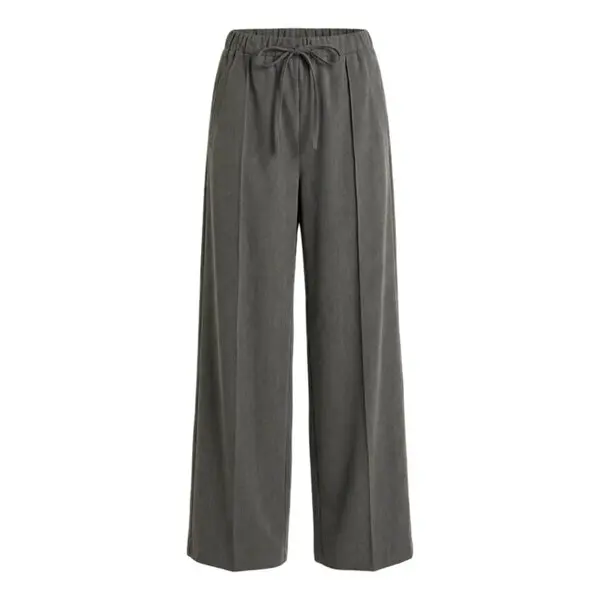 MODENAIRE Wide Leg Trousers Relaxed Form - Grey