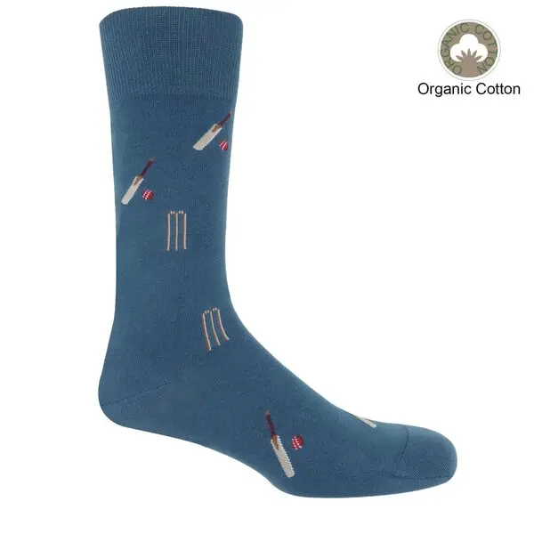 PEPER HAROW - MADE IN ENGLAND Cricket Socks - Blue
