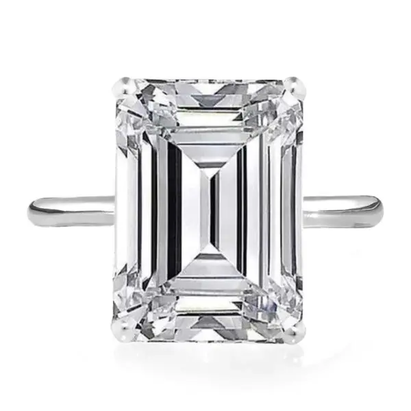 AUGUSTINE JEWELS Sterling Silver Topaz Cocktail Ring - White