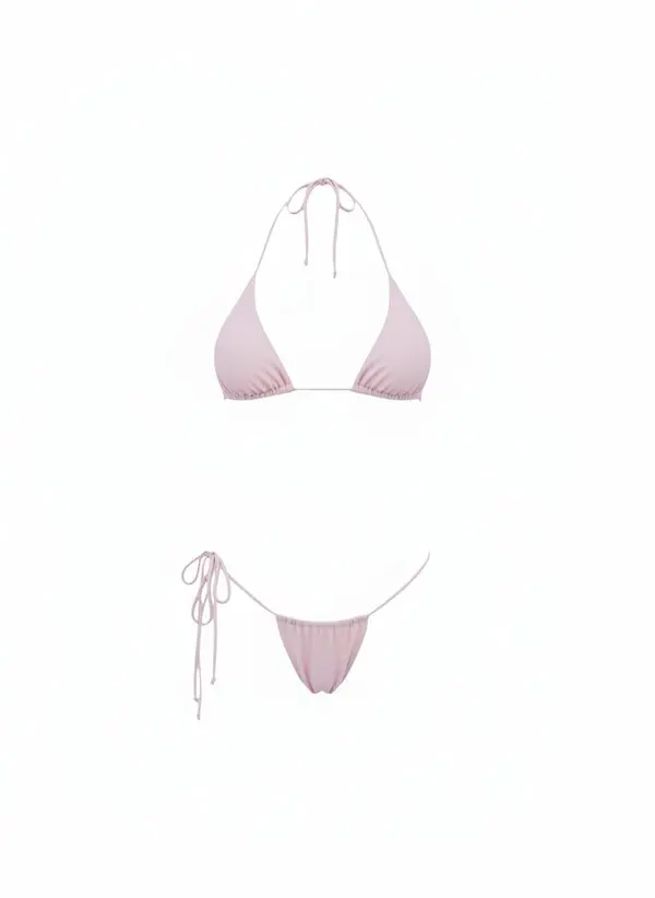 DEAR LOVER Baby Bikini Set - Pink