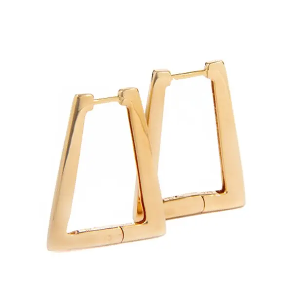 BELINDA JEWELZ Tahlia Trapezoid Hoops - Gold