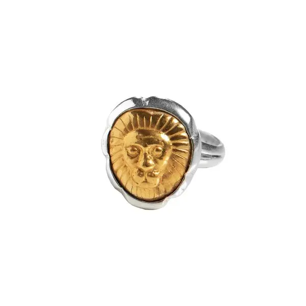 GODDESS CHARMS Gold / Silver Courage & Inner Strength Ring